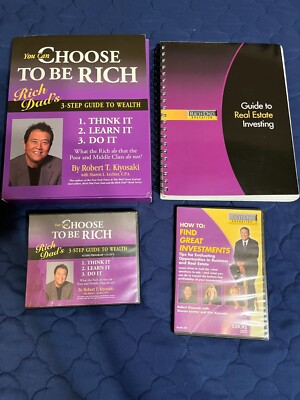 Rich Dad's 3 Step Guide to Wealth and Guide to Real Estate Investing-14 ...