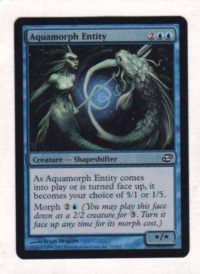 MTG: Planar Chaos: Foil: Aquamorph Entity | eBay
