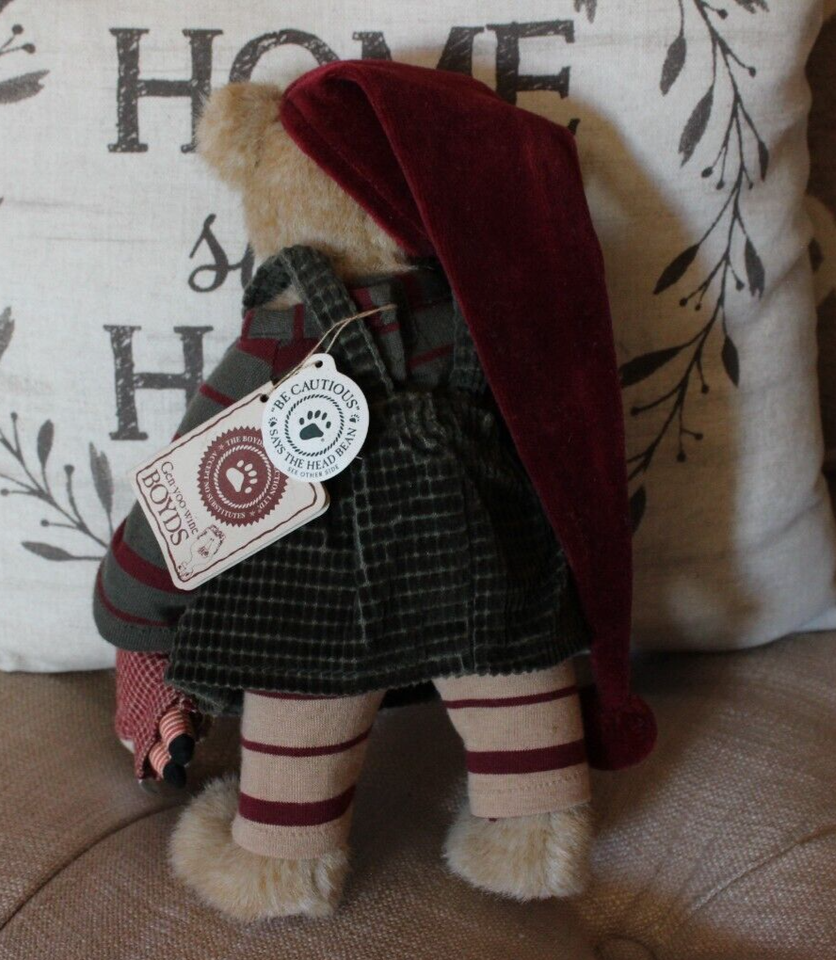 Boyds Bears Mindy P. Elfbeary Plush Carrying a Rag Doll 10" T.J.'s Best ...