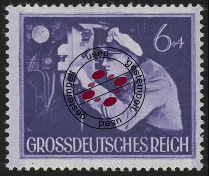 876y Heldengedenktag 1944 6 Pf O | eBay