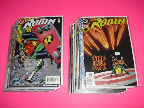 Lot of 25 issue Robin run 75-99 all VF/NM from 2000! DC 1996 series 1 ...