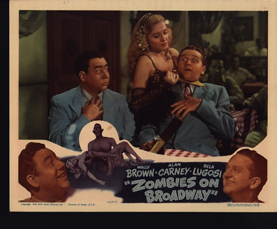 Zombies On Broadway: Wally Brown Bela Lugosi Lobby Card # 7 1945 Box2 ...