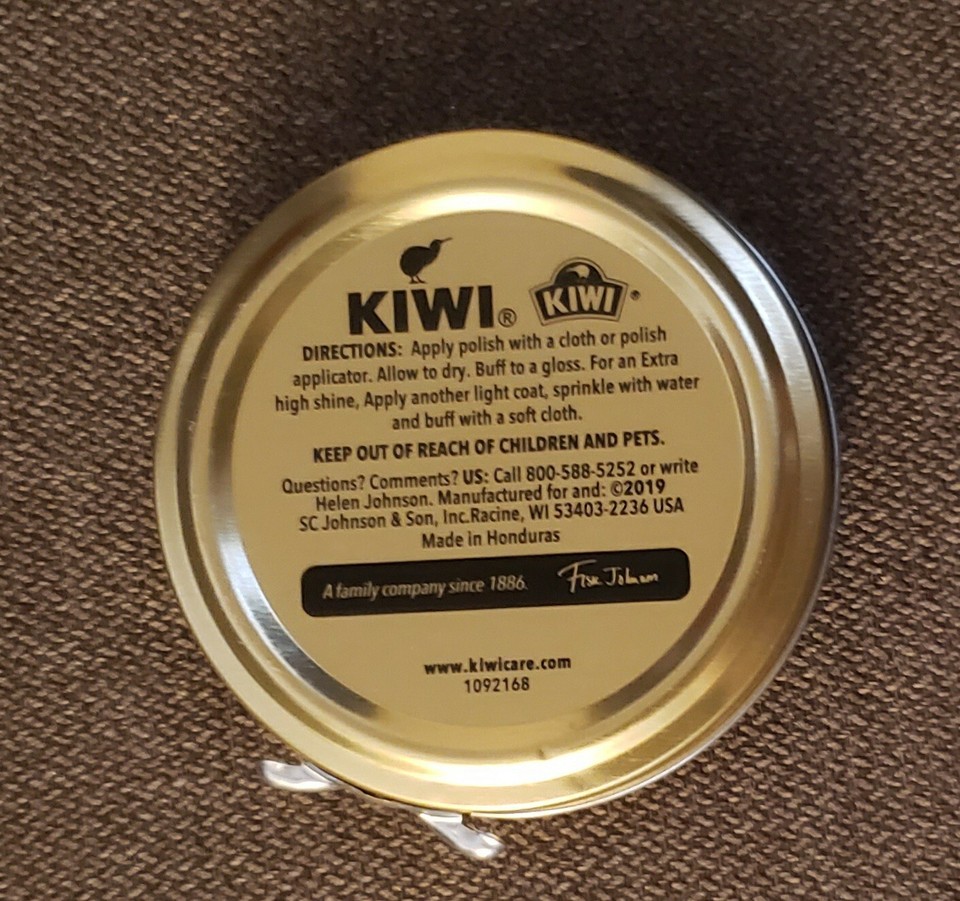 Brand New KIWI Shoe Polish Tin Brown Leather 1.125 oz. | eBay