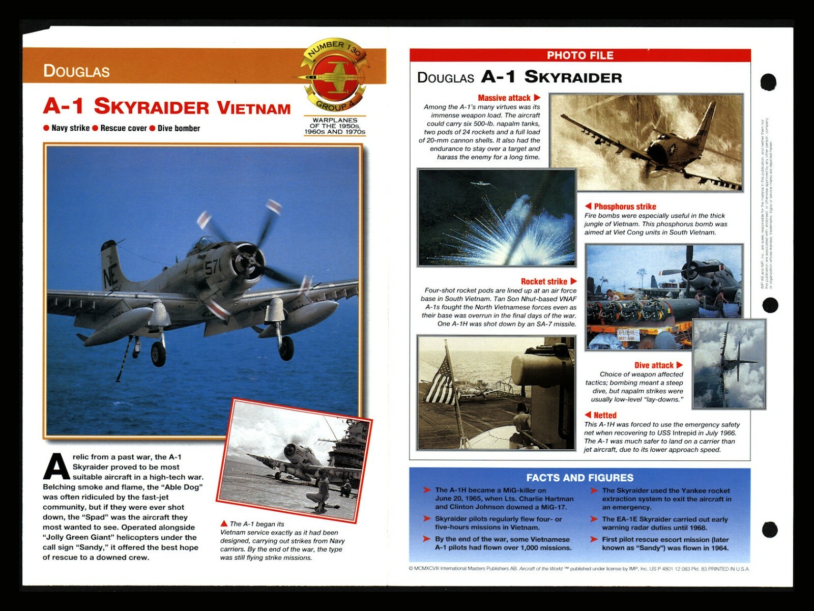 Skyraider Specifications