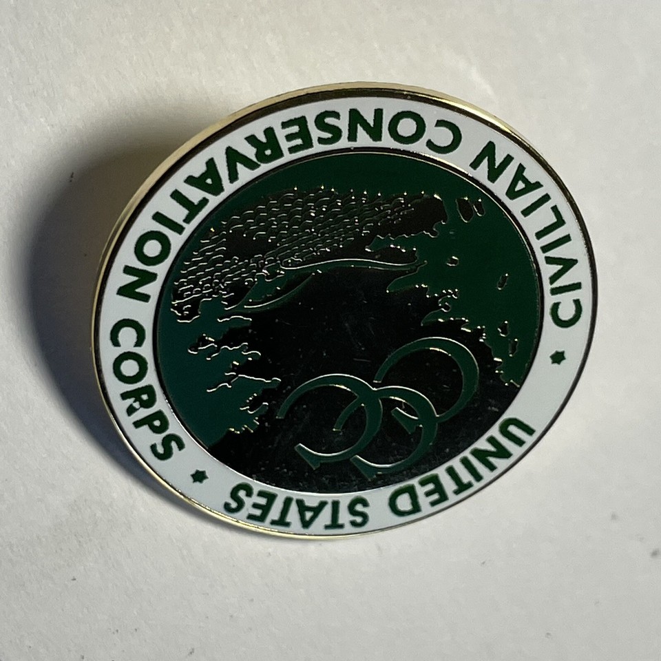 CCC Civilian Conservation Corps Logo Pin Badge | eBay