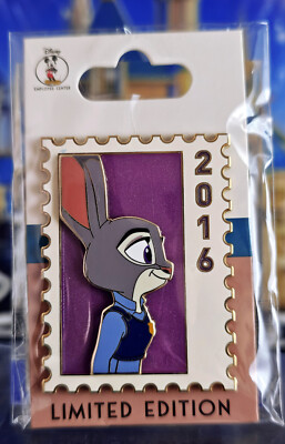 Disney DEC Pin - Stamp 2016 Judy Hopps - LE 250 Protagonist Zootopia | eBay