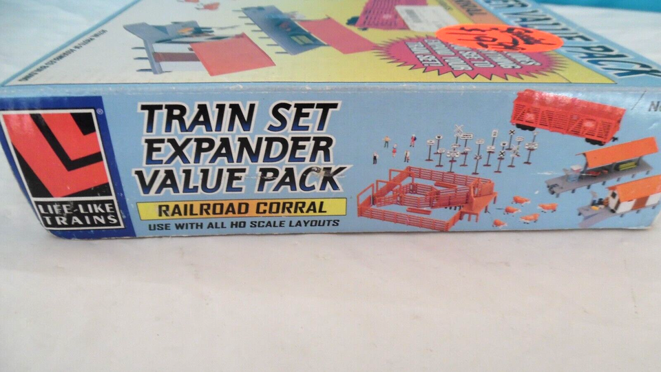 Life-Like Train Set Expander Value Pack, Railroad Corral #1743, Ho ...