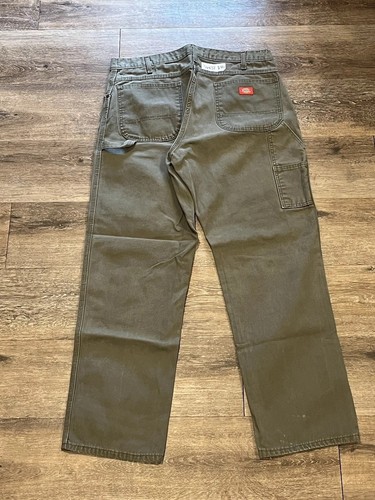 36x32 Moss Green Dickie Carpenter Pants | eBay