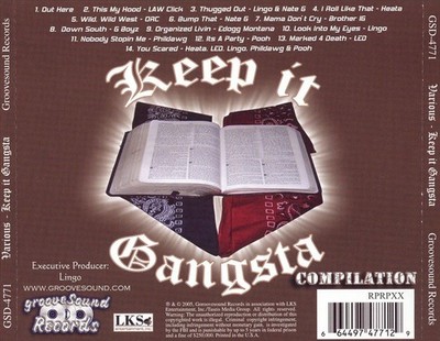 VARIOUS ARTISTS KEEP IT GANGSTA NEW CD 664497477129| eBay