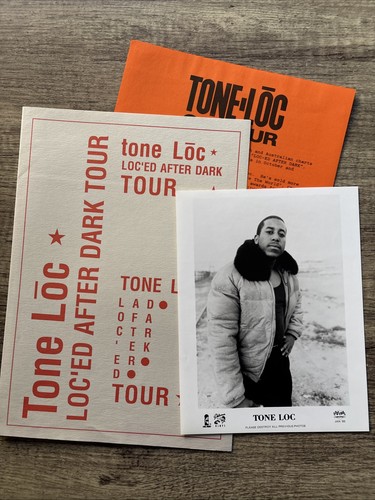 TONE LOC 1989 Original Australian TOUR Promo Folder + Photo | eBay