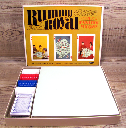 Vintage 1965 Rummy Royal Card Game Whitman Excellent Clean Complete ...