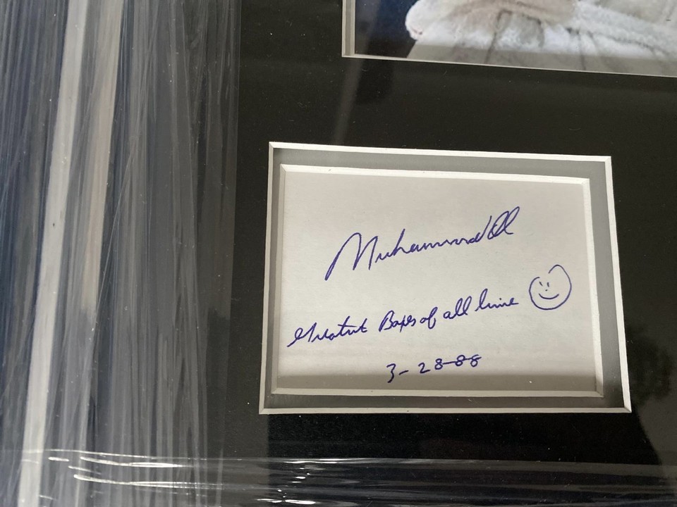 boxing legend muhammad ali signed framed display piece superb | eBay UK