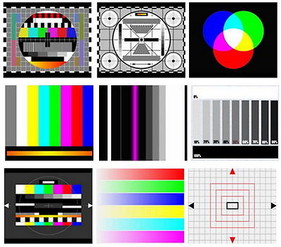 US TV Test Card / Video Pattern Generator & Test Tones DVD: PAL, NTSC ...