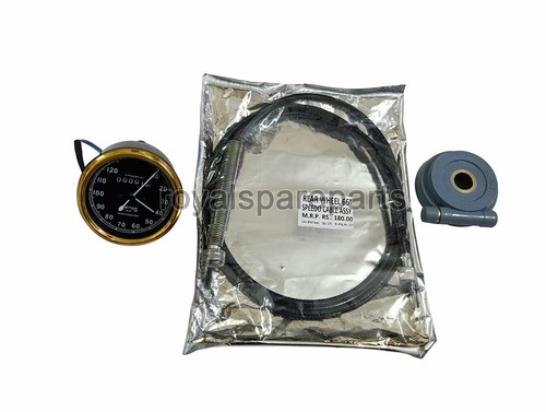 Replica Smiths Speedometer Brass Bezel 0-120mph With Alloy Hub Drive ...