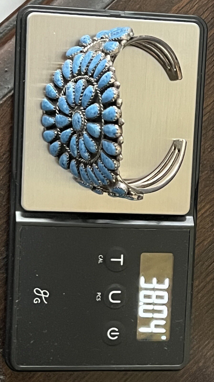 Native American Navajo Denim Lapis Teardrop Cluster C… - Gem