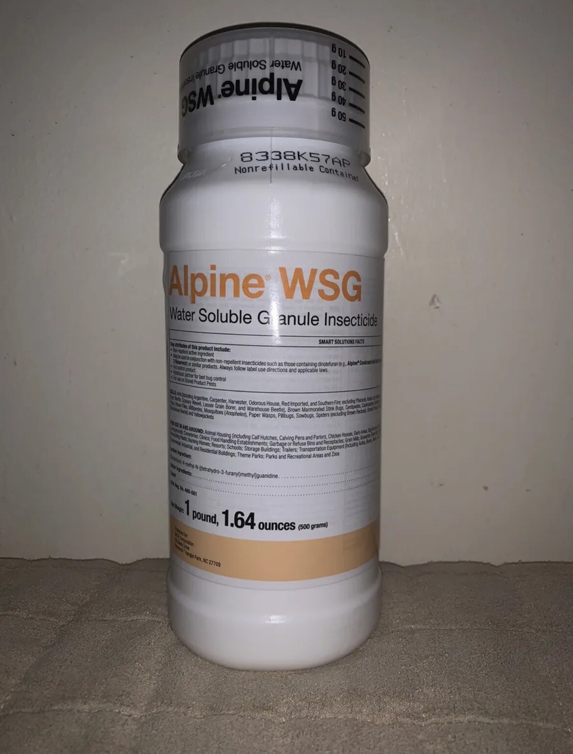 Alpine WSG Water Soluble Insecticide Ant Flea BedBug Roach Control ...