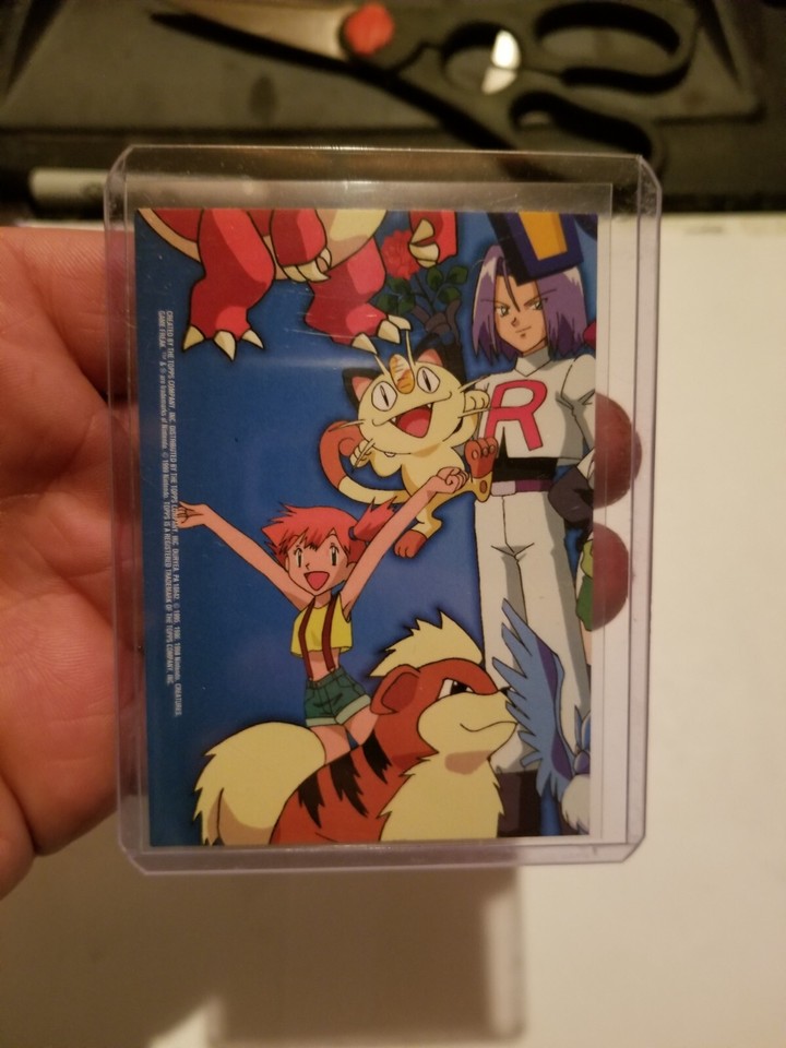 Near Mint 1999 Topps Pokemon TV Animation Rainbow Holo #TV8 Gary Oak ...