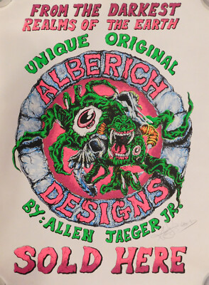 Allen Jaeger Jr. 'Alberich Designs', Signed Serigraph Print | eBay
