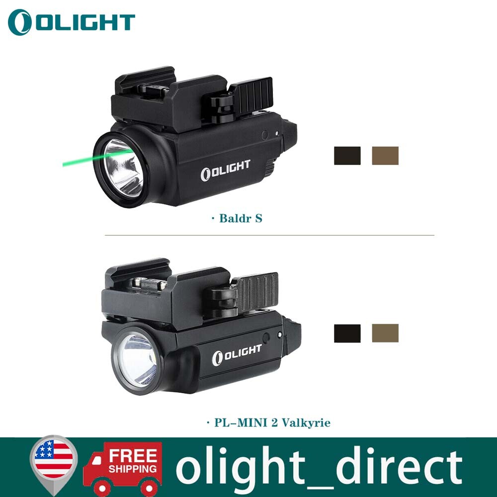 Olight Baldr S Tactical Flashlight / PL-MINI 2 Valkyrie LED Weapon ...