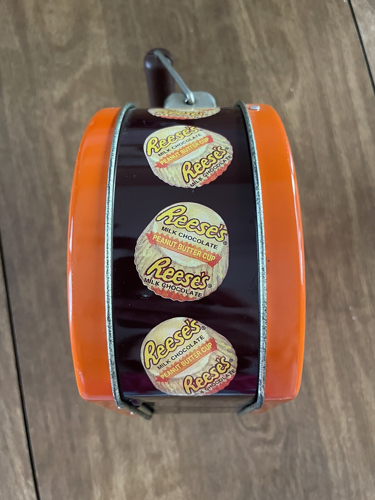 Vintage Original Reese's Milk Chocolate Peanut Butter Cup TIN 6" Lunch ...