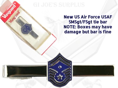 NEW Military USAF SMSgt FSgt Senior Master First Sergeant E8 Tie Bar ...