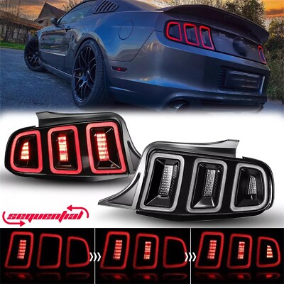Fit For Ford Mustang 2010-2014 LED Tail Light Assembly Rear Lamps Right ...