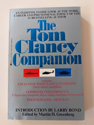 THE TOM CLANCY COMPANION by Martin H. Greenberg 1992 First Print ...