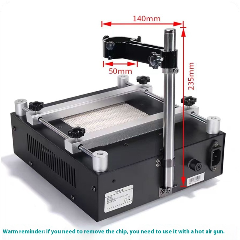 600W Soldering Hot air Machine Preheat YIHUA-853A BGA Repair Rework ...