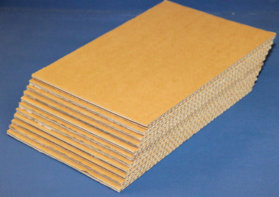 100 CORRUGATED BOARD CARDBOARD SHEETS BROWN EB 385mm X 313mm 150KT EB D ...