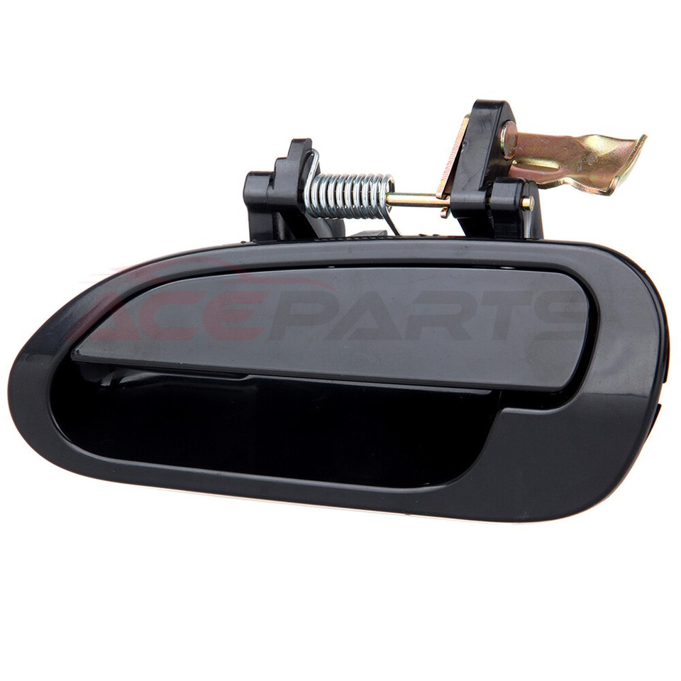 BLACK EXTERIOR OUTSIDE REAR LEFT RIGHT DOOR HANDLES PAIR FOR 98-02 ...