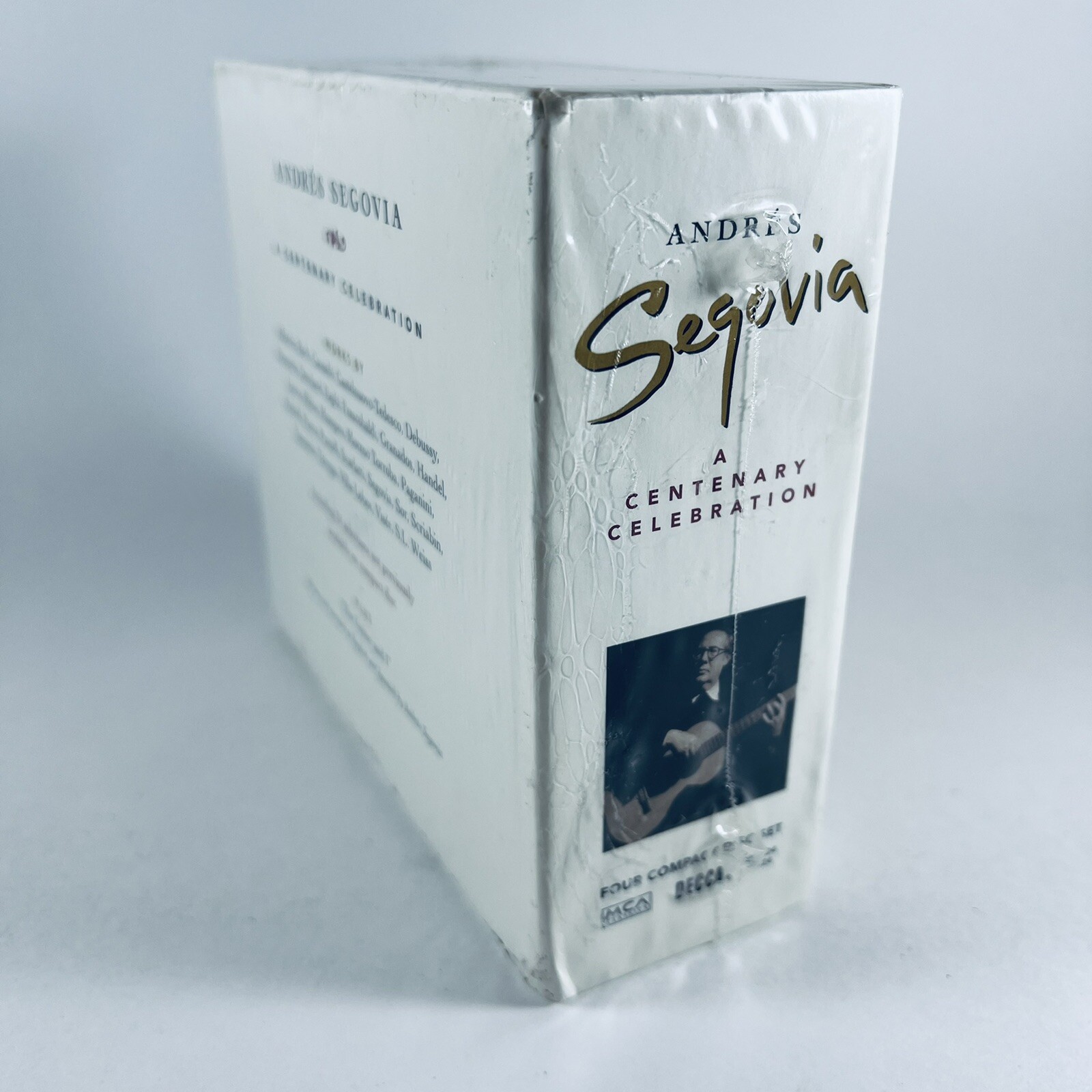 Andr s Segovia: A Centenary Celebration (CD, Sep-1994, 4 Discs, MCA ...