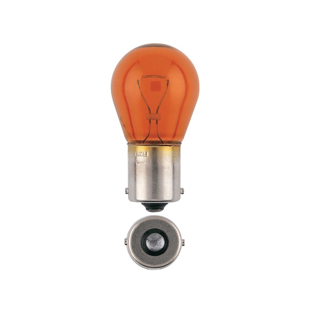 Narva 12V 21W Ba15S Amber Incandescent Globes - Twin Pack Pair 47383BL ...