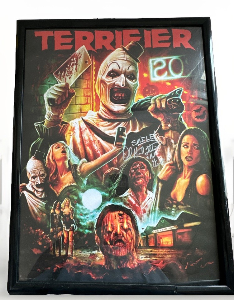 OFFICIAL Terrifier Poster 24X18 Signed by David Howard Thornton Poster ...