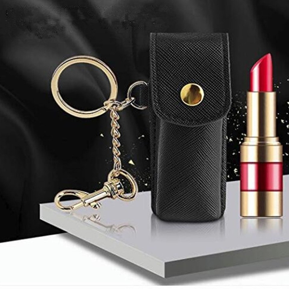 Makeup Organizer Keychain Pouch for Lipstick Sleeve Clear Holder | eBay ...