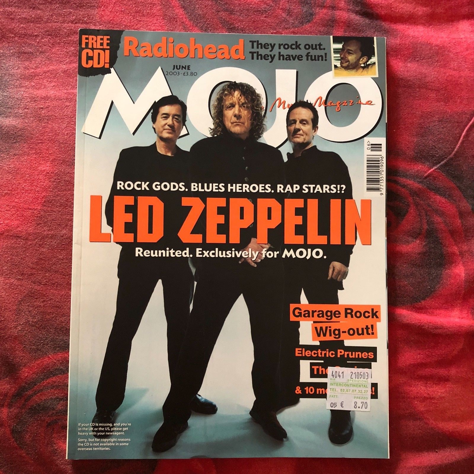 MOJO Magazine UK # 115 LED ZEPPELIN Radiohead Robert Plant Electric ...