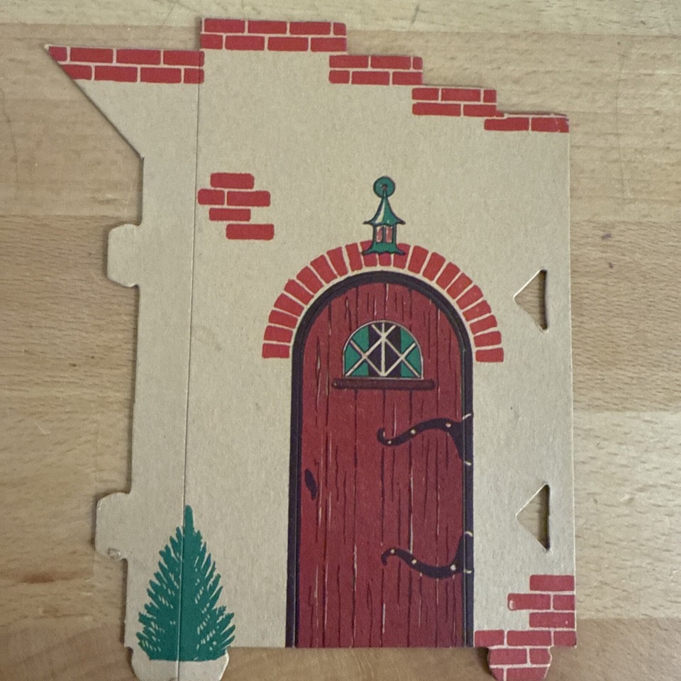 Vtg Built-Rite Toy House No 10 Cardboard House Warren Paper Products ...
