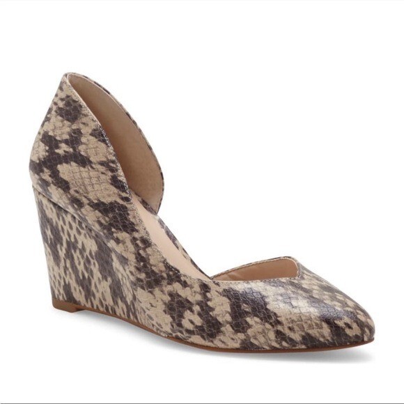 1. State Melman Roccia Snake Print Wedge Pump in Brown Size 9.5 | eBay