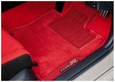 Genuine Honda Integra Civic TYPE R Floor Carpet Mat Set Red Aluminum ...