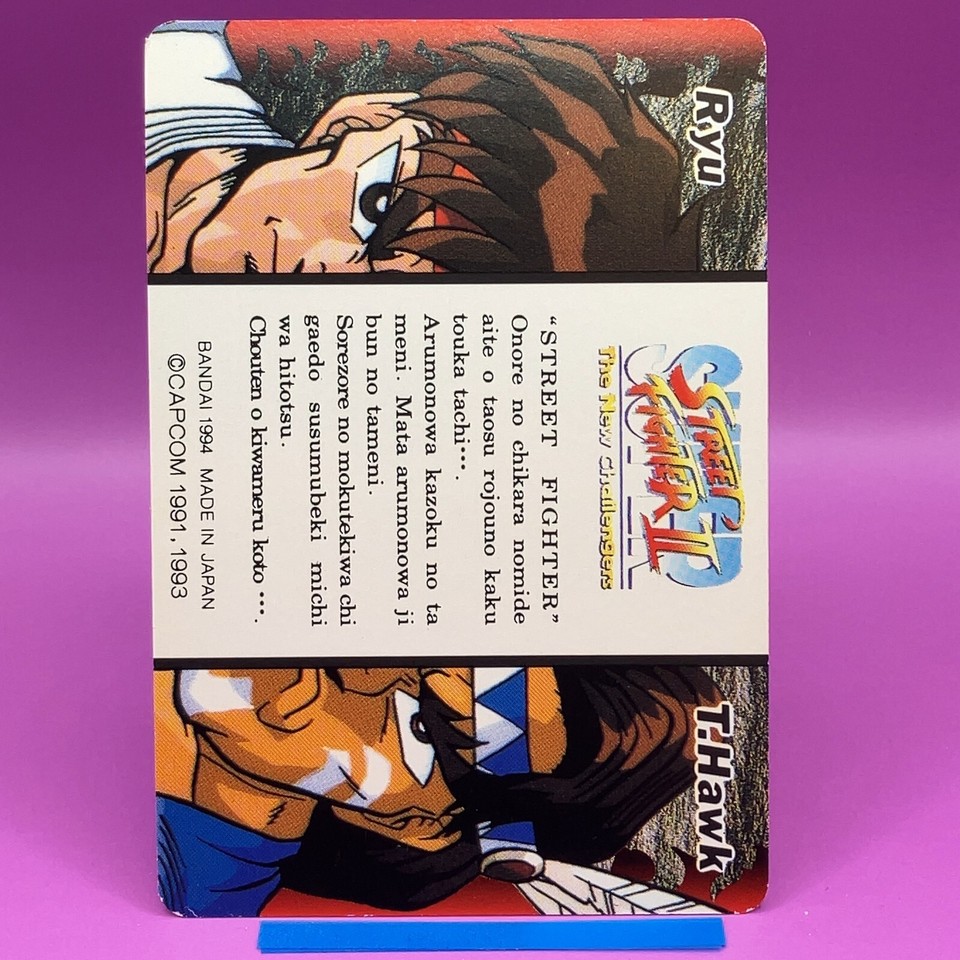 T.Hawk Ryu Street Fighter Carddass TCG Game Trading Card SNES PS SS ...