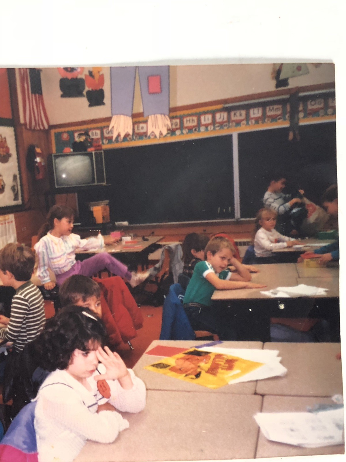 Vintage 1980s 1990s elementary pre School Classroom color photo | eBay
