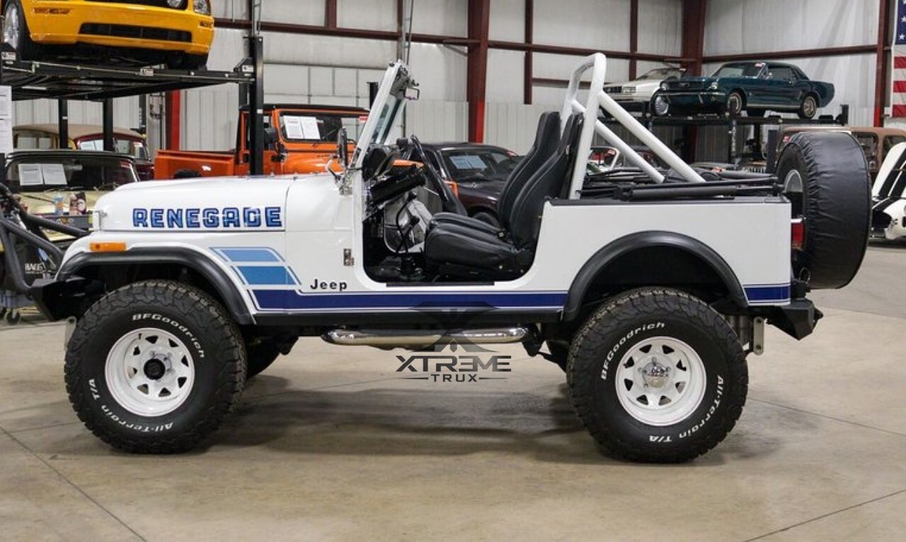 1955-1986 Jeep Wrangler CJ5 CJ7 CJ Paintable OE Style Fender Flares Set ...