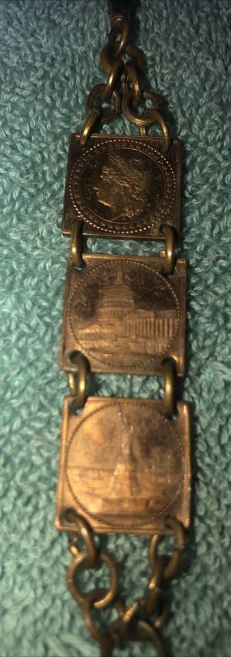 World’s Columbian Exposition 1892 ladder style watch fob. | eBay