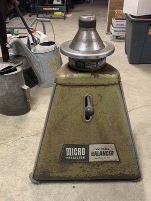 Vintage Micro-Precision Bubble Tire Wheel Balancer Truck Car USA m-60 ...