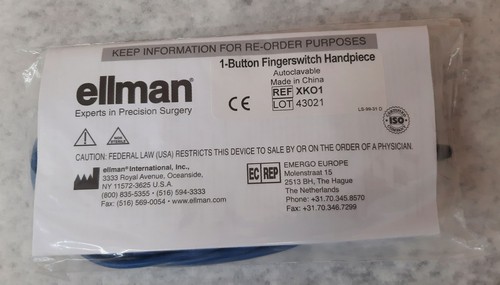 Ellman 1-Button Fingerswitch Handpiece Autoclavable XKO1 | eBay