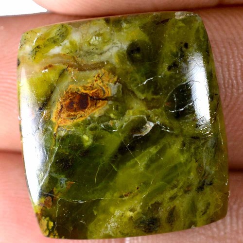 31.95 Carats 100% Naturel Vert Opale Cabochon 22 X 25 MM Australien ...