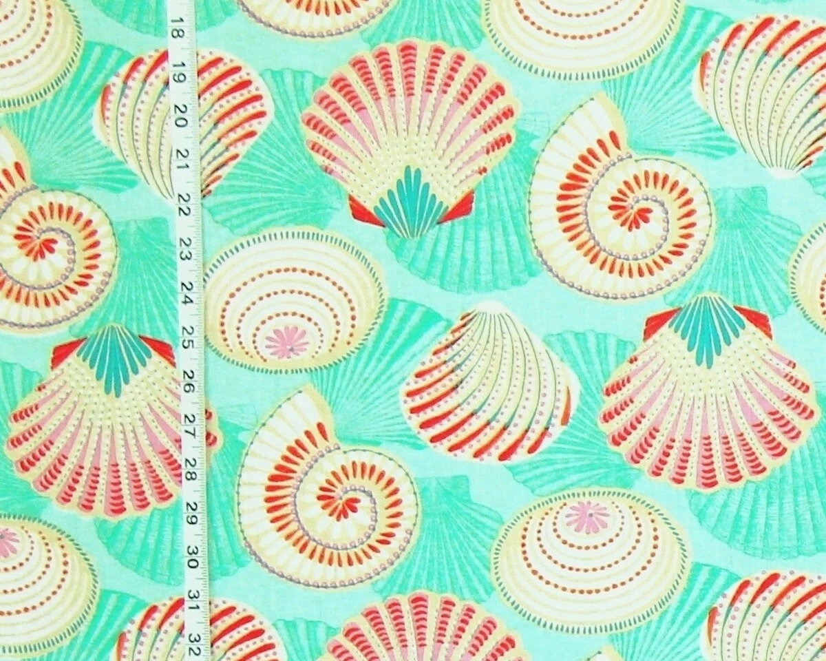 Seashell Pattern Fabric