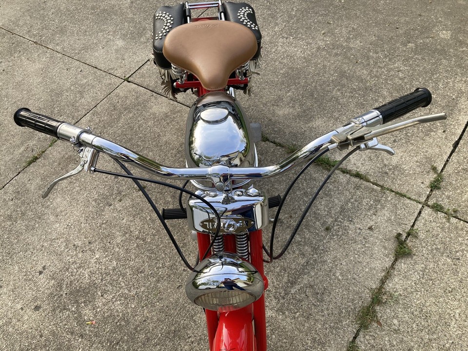 Rare Whizzer Bike Motor Bike Sportsman Completely Restored 1950-ish | eBay