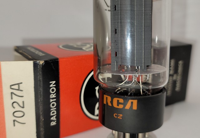RCA 7027A Audio Amplifier Power Tubes Strong Matched Pair 100 C for ...