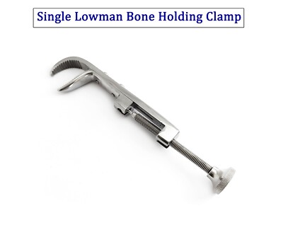 Single Lowman bone clamp SS Veterinary surgical instrument | eBay