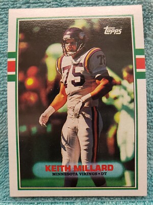 1989 TOPPS KEITH MILLARD #86 MINNESOTA VIKINGS | eBay